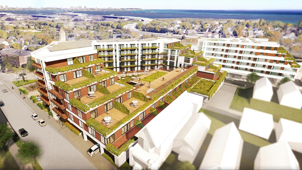 Bay View residents get first look at development with 230 apartments ...