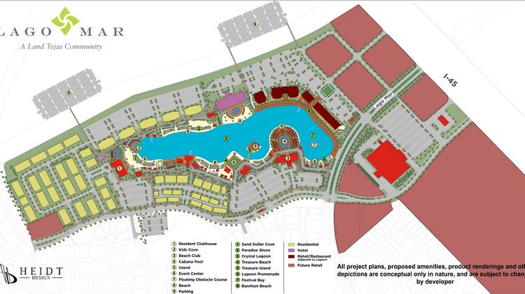 Land Tejas' Crystal Lagoon in Lago Mar will have portions open to the ...