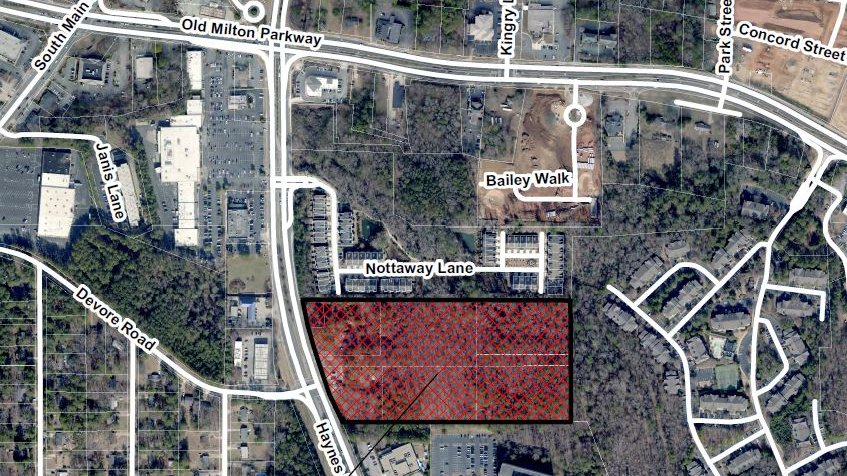 122-home subdivision planned on Haynes Bridge Road in Alpharetta ...