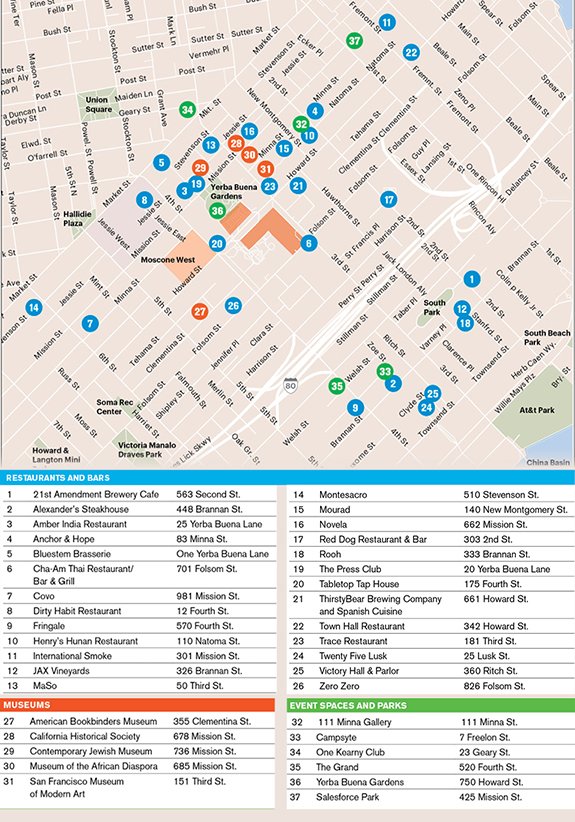 Restaurants, Museums and Attractions in the Moscone Neighborhood - San ...