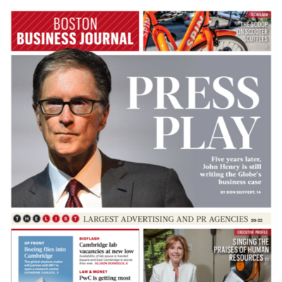 Editor's note: All Boston Business Journal content is free this week ...