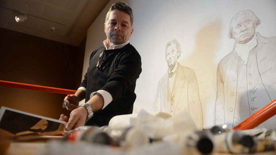 Ross Rossin presidential art exhibit to share PTSD and military veteran ...