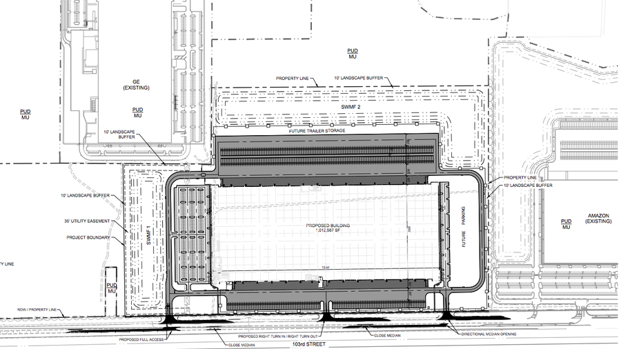 1.5 million SQF Cecil Commerce Center warehouse plans scaled down ...