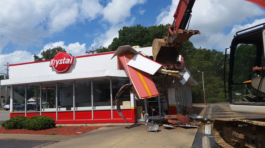 Krystal restaurant builds new, redesigned location on Elvis Presley ...