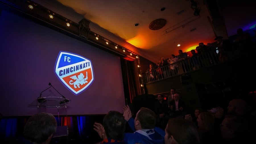 FC Cincinnati crest unveiling