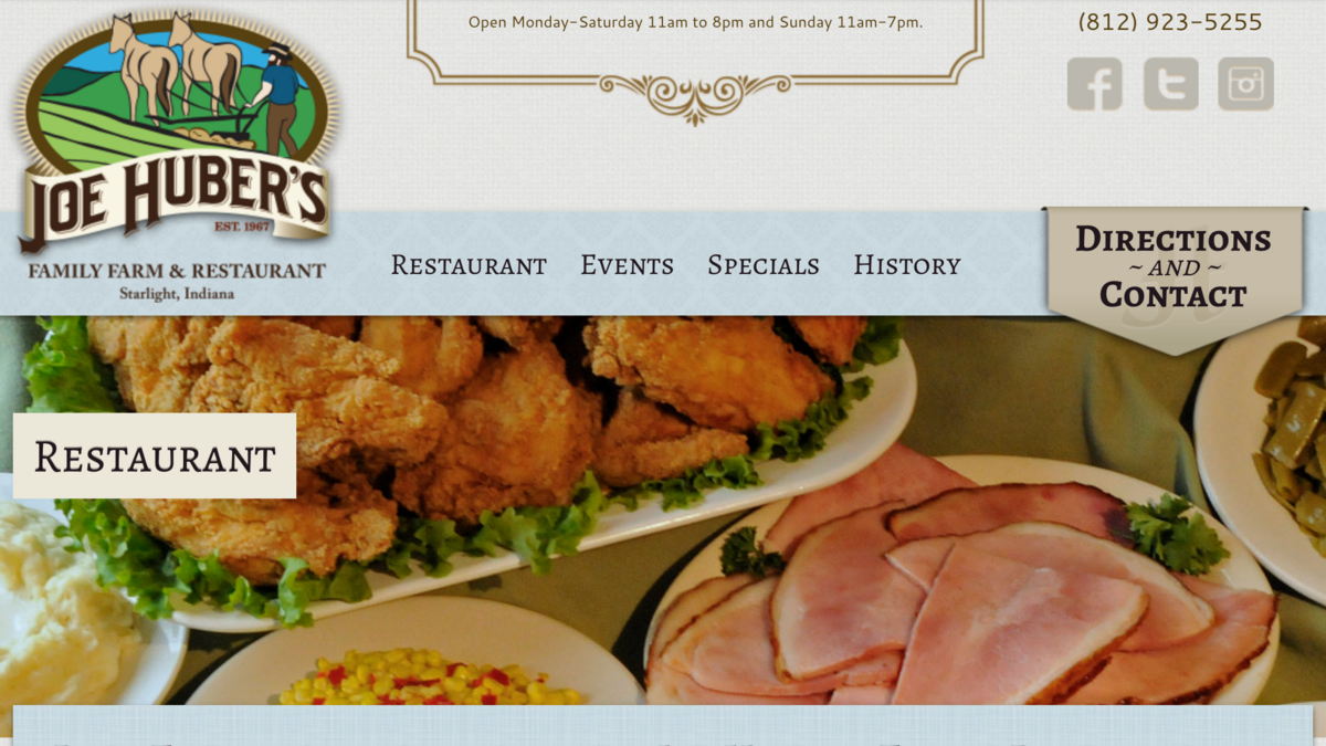 Joe Huber's Family Farm and Restaurant sold at auction - Louisville ...