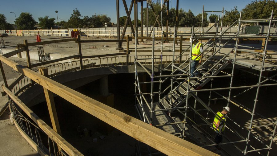 First look: Construction progresses on new Helios campus - Phoenix ...