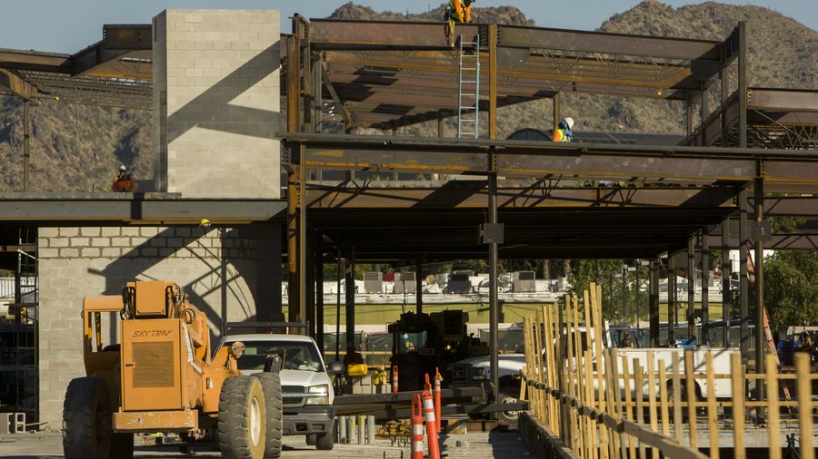 First look: Construction progresses on new Helios campus - Phoenix ...