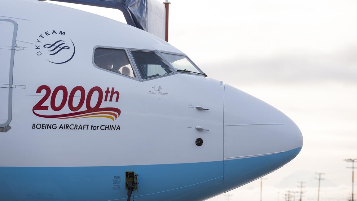 Boeing Co. delivers 2,000th commercial jet to China - Wichita Business ...