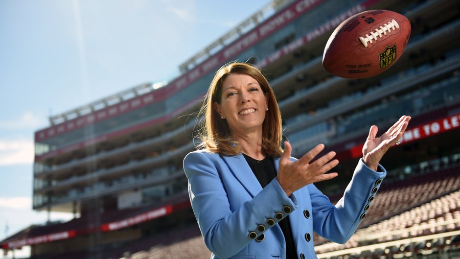 Patricia Ernstrom of the San Francisco 49ers offers wisdom built from a ...