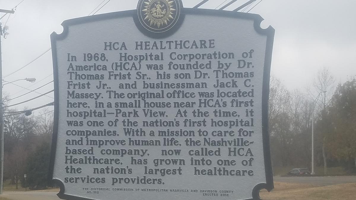 HCA Healthcare Inc.'s original headquarters receives historical marker ...