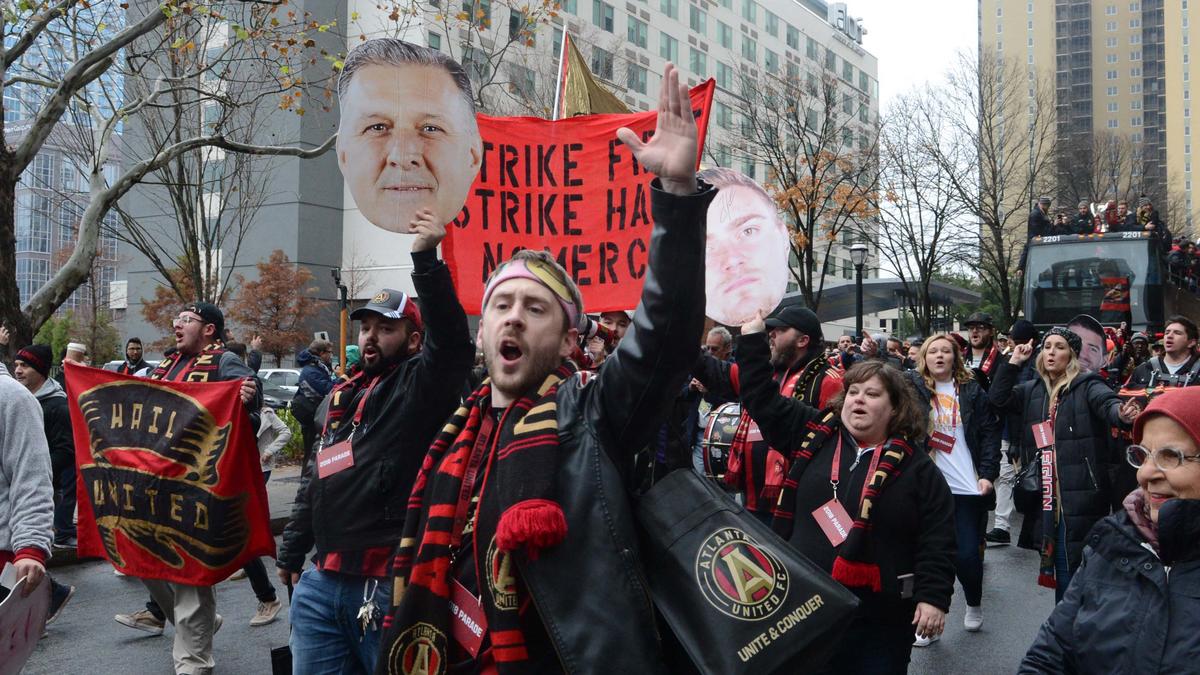 Atlanta United celebrates Major League Soccer championship with parade ...