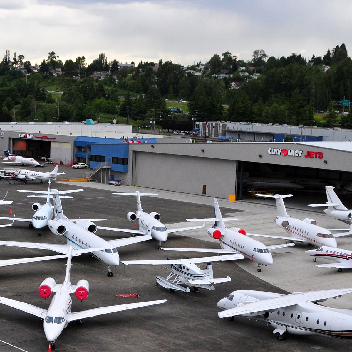 Clay Lacy Logo Modern Aviation Buys Clay Lacy Aviation At Boeing Field