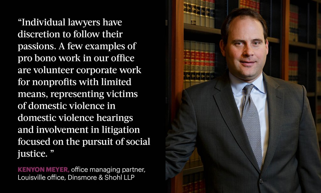 Pro bono work by area law firms - Louisville Business First