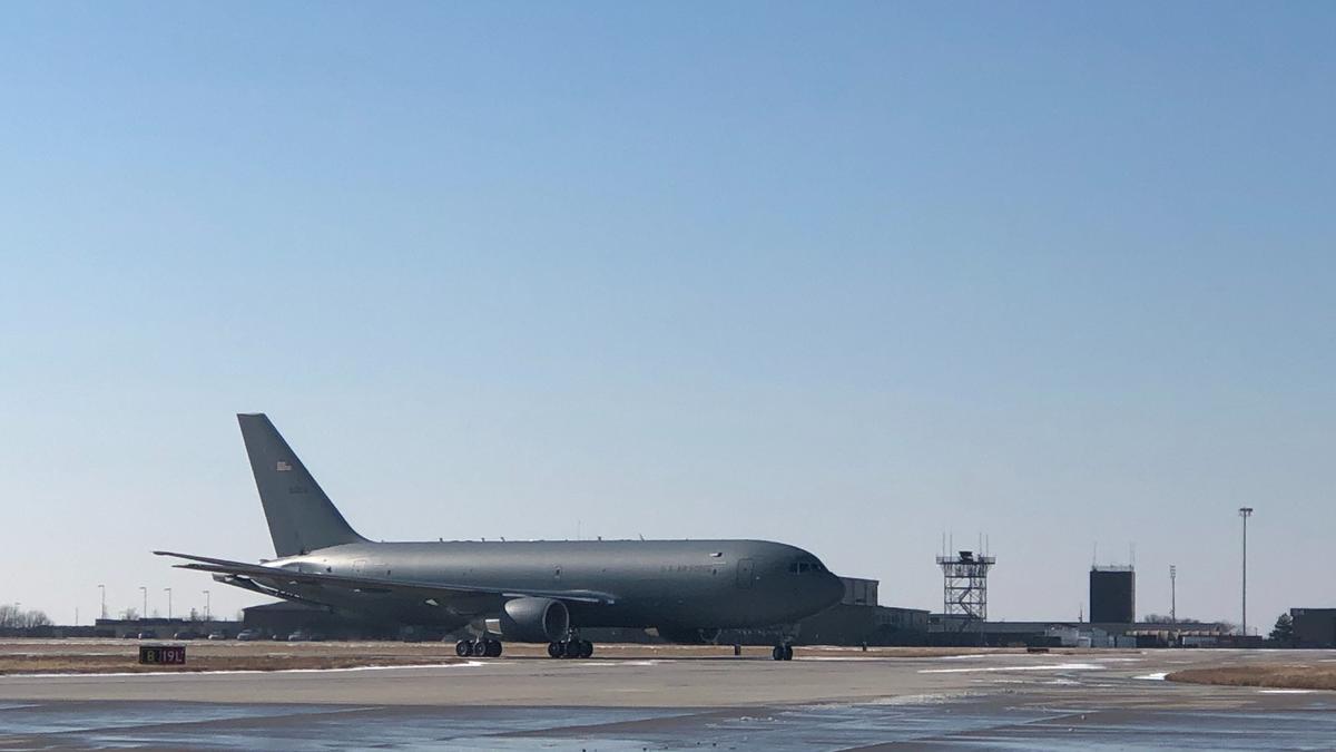 Two more Boeing Co. KC-46 tankers arrive at McConnell Air Force Base in ...