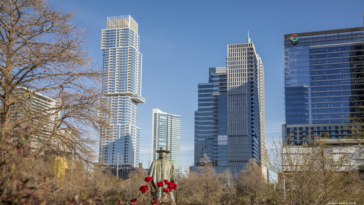 Top of Austin's tallest tower to light up at nights - Austin Business ...