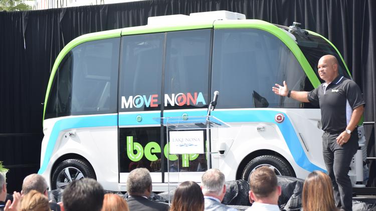 Beep begins self-driving shuttle service in Lake Nona, hopes to expand ...