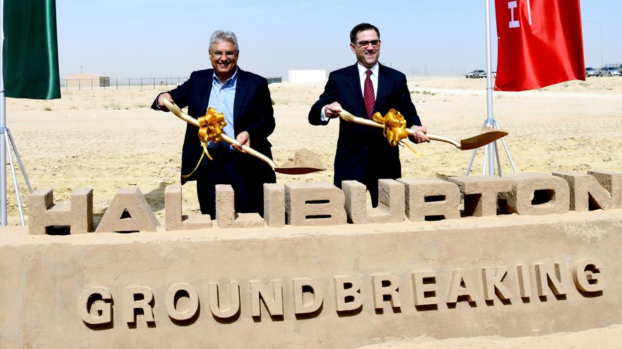 Halliburton breaks ground on chemical plant in Saudi Arabia - Houston ...