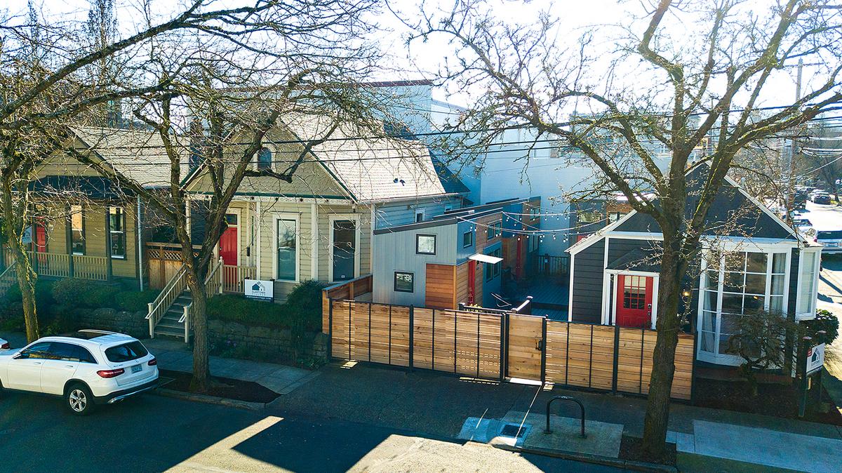 Slabtown Village is a tiny house hotel in Northwest Portland - Portland ...
