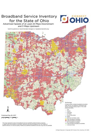 Third Frontier grants $900K to Connect Ohio to update state broadband ...