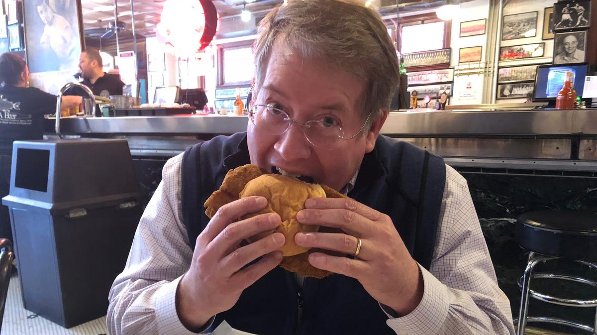 First Commonwealth CEO Mike Price at the Original Oyster house - Fish ...