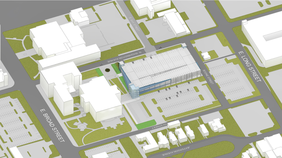 Downtown Columbus parking getting addition at State Auto - Columbus ...
