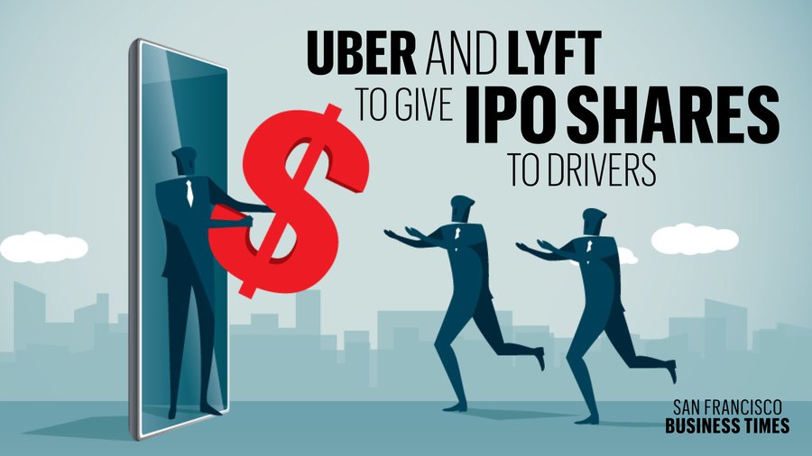 Uber, Lyft, Airbnb and others to dole out IPO shares to non-employees - San Francisco Business Times