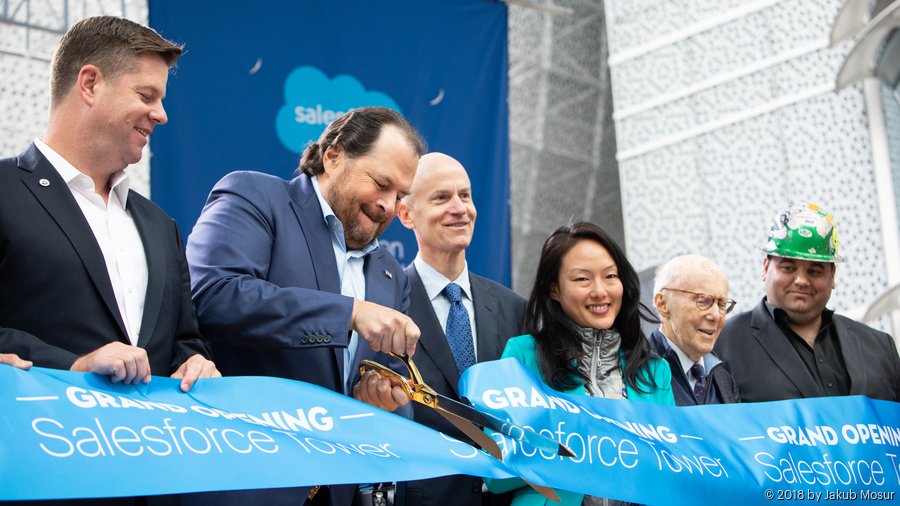 As Salesforce turns 20, looking back at what Benioff built - San ...