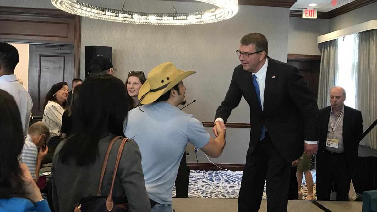 SXSW: Booz Allen Hamilton CEO, Ash Carter talk tech - Austin Business ...