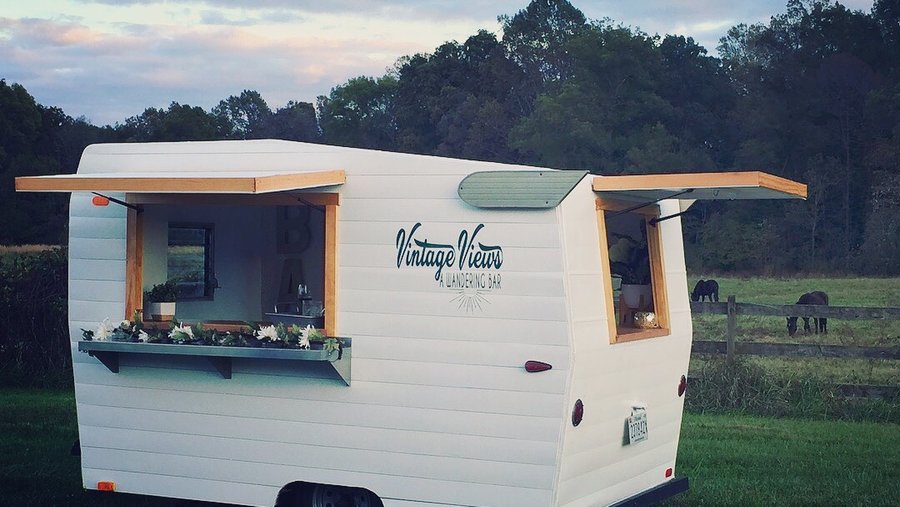 Maryland-based mobile bar serves drinks out of a vintage trailer ...