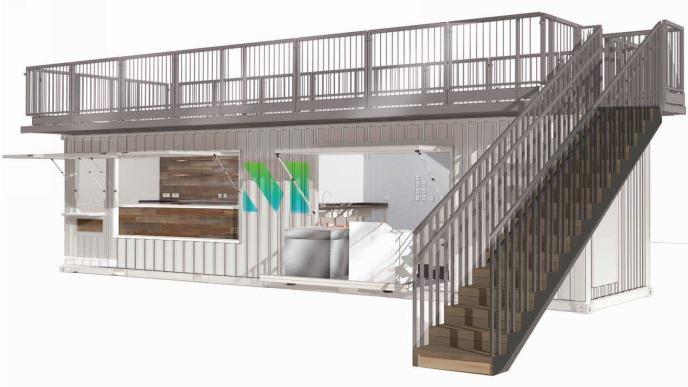 Merritt Clubs adds container bar, rooftop sun deck to Locust Point gym ...