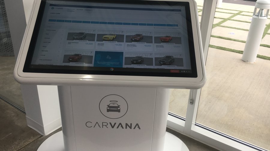 First look: Carvana's coin-operated vending machine for online car buyers