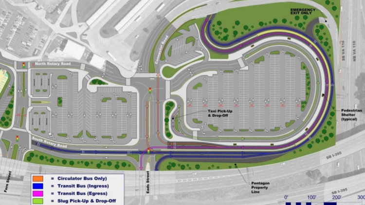 With I-395 Express lane construction proceeding, the Pentagon's south ...