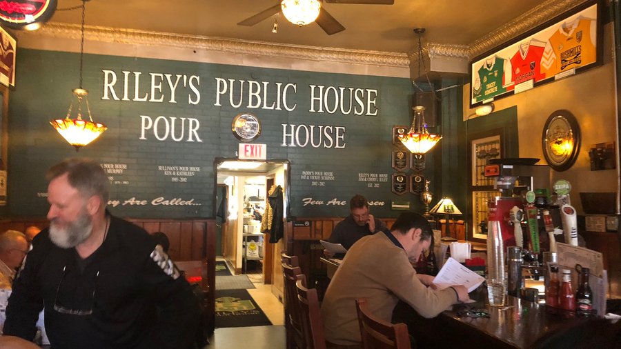 Fish Sandwich Chronicles: Marc USA CEO Michele Fabrizi at Riley's Pour ...