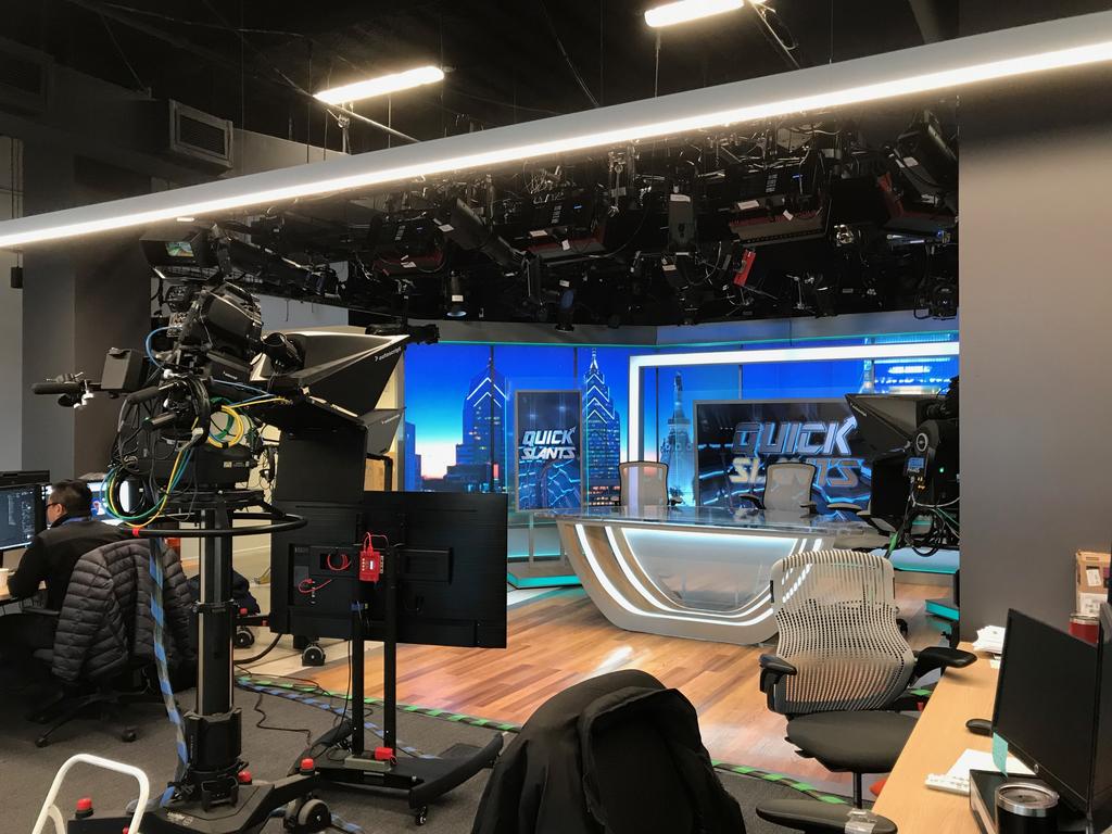 Nbc Sports Philadelphia Teases Its New Studio Crossing Broad 3: