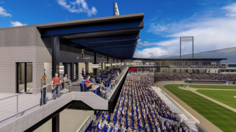 Wichita baseball stadium celebrates construction milestone Wednesday ...