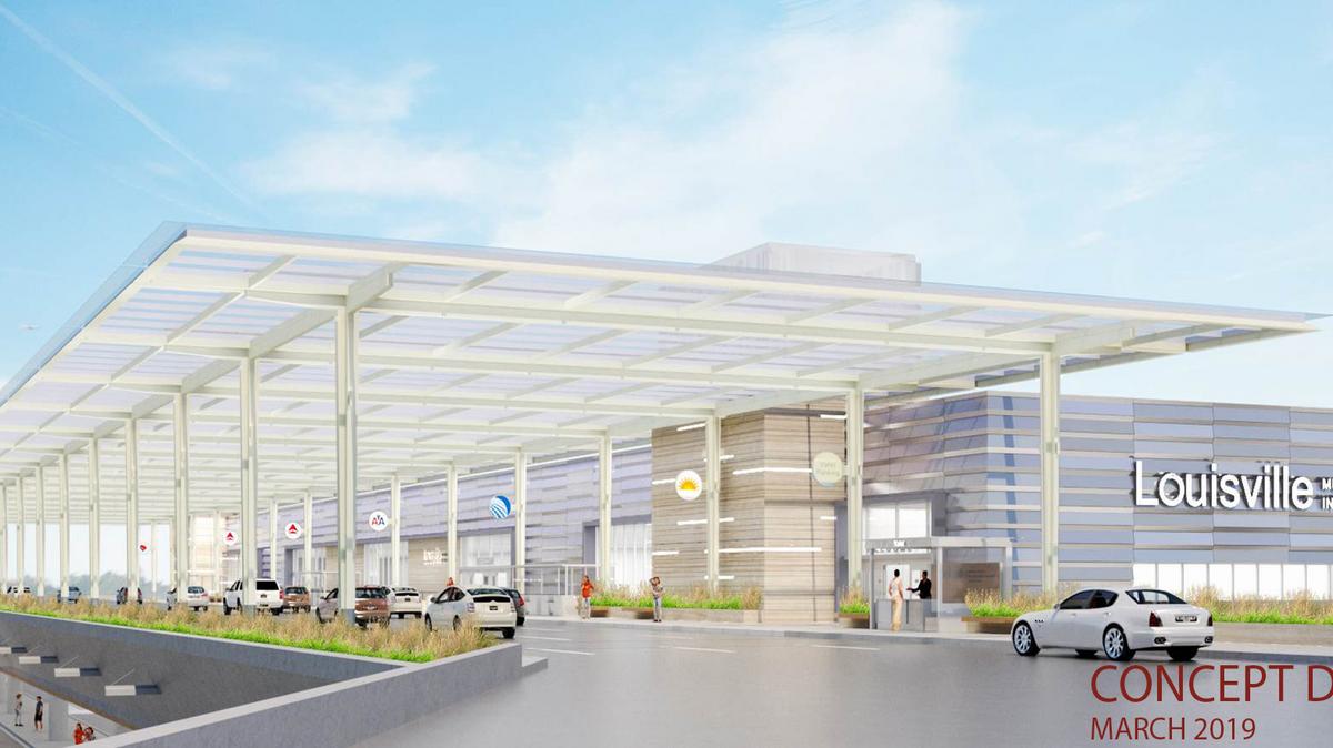 Louisville airport renovation renderings - Louisville Business First