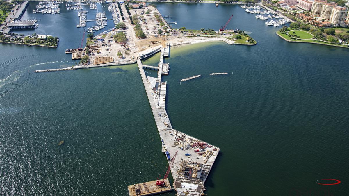 St. Pete Pier construction progress (Photos) - Tampa Bay Business Journal