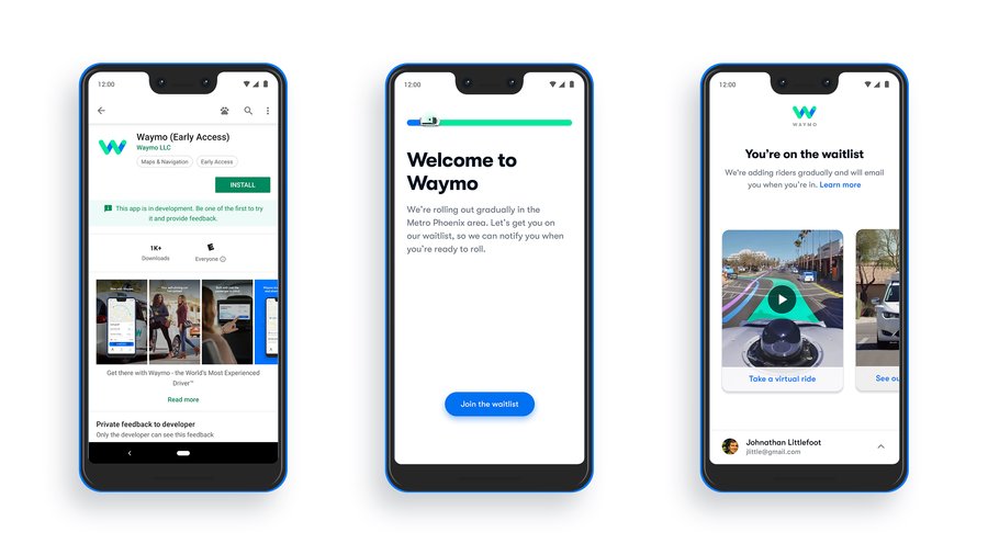 Waymo autonomous ride-hailing launches Android app - Phoenix Business ...