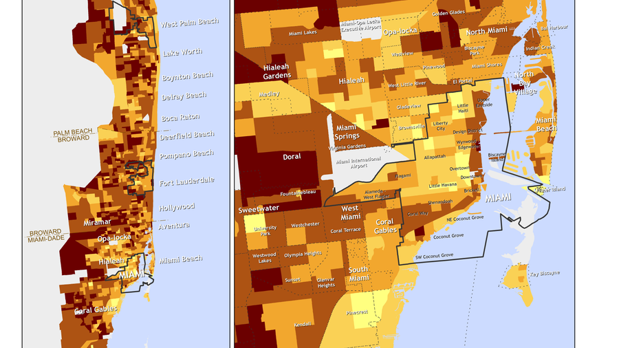 Greater Miami's income inequality is 2nd largest in US, according to ...