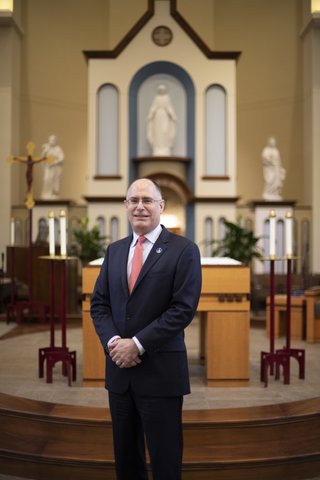 UD president Eric Spina shares how faith impacts the workplace - Dayton ...