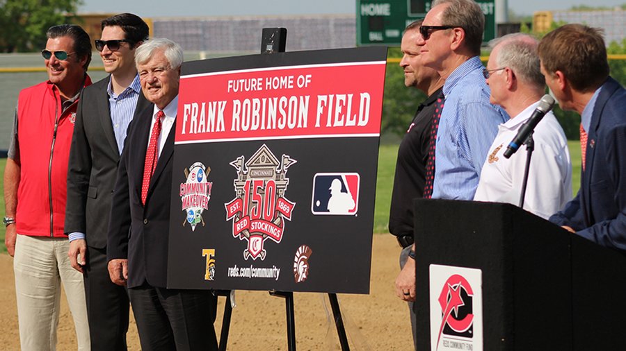 Reds name renovated field for Frank Robinson - Cincinnati Business Courier