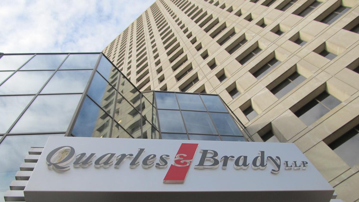 Quarles & Brady looks to sublease top floors of its prime downtown ...