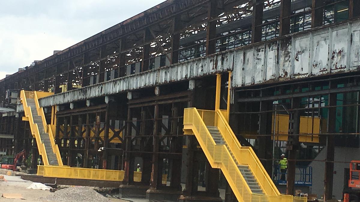Final steel beam placed at RIDC's Mill 19 in Hazelwood Green ...