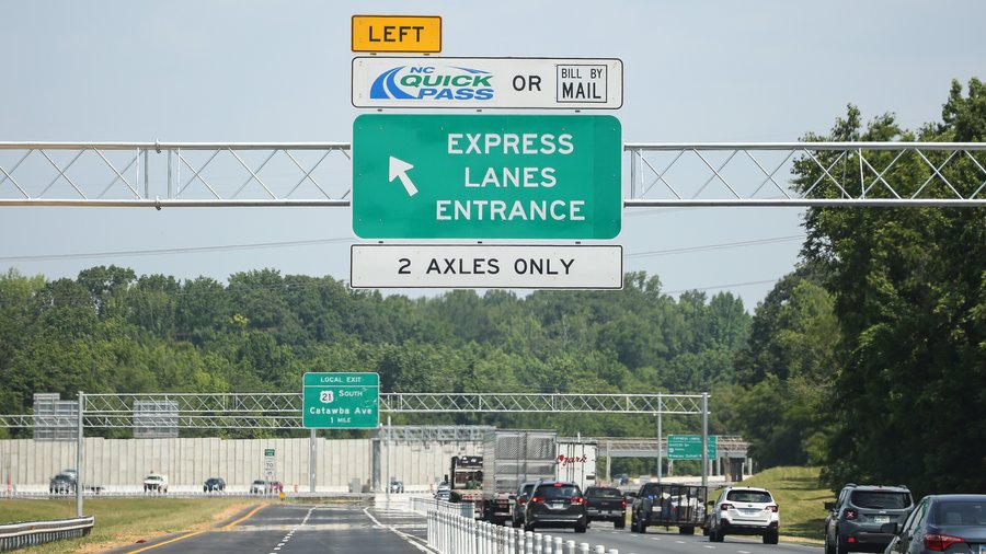 I 77 express lanes opening mk007