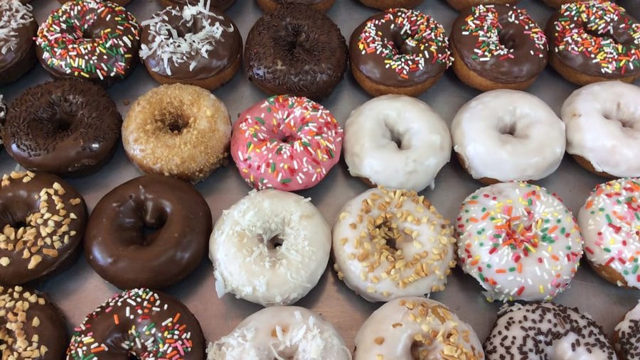 golden donuts