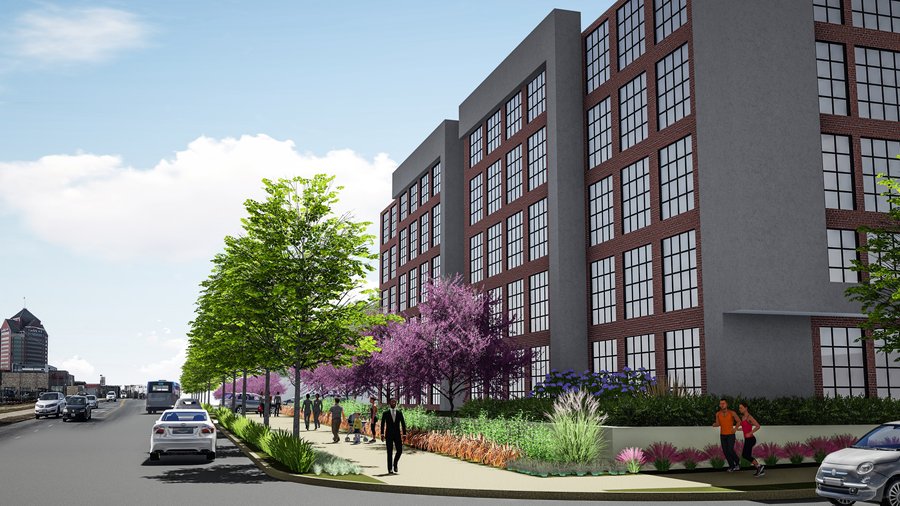 'Collective at Canton' debuts first apartment, office building designs ...