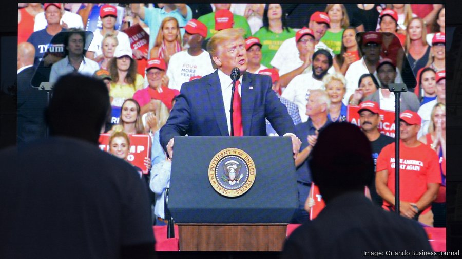 Trump rally at Amway Center