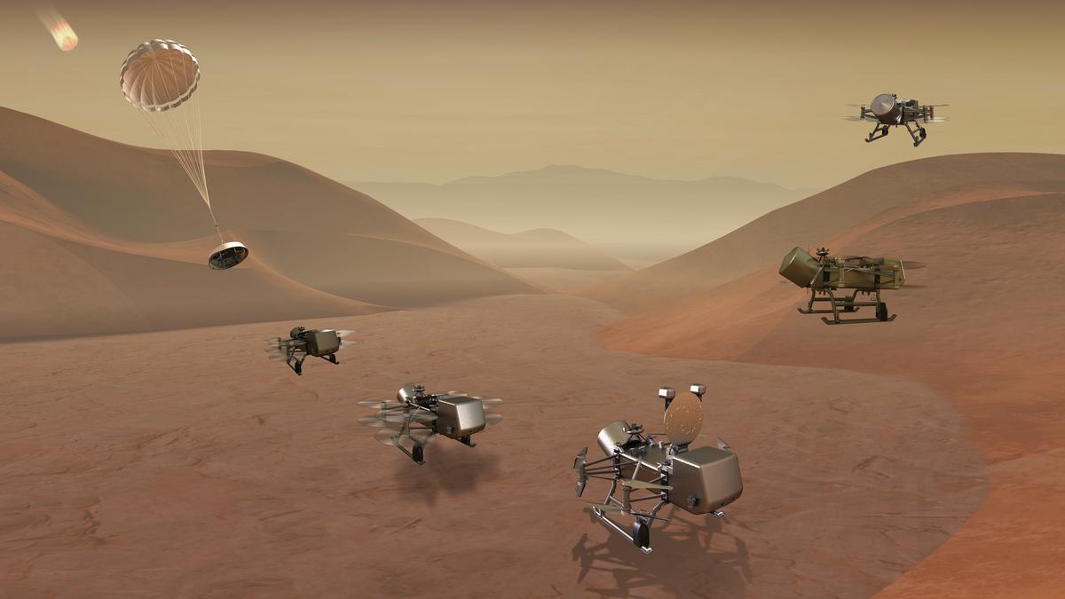 NASA funds Saturn exploration mission Dragonfly, and Lockheed Martin ...
