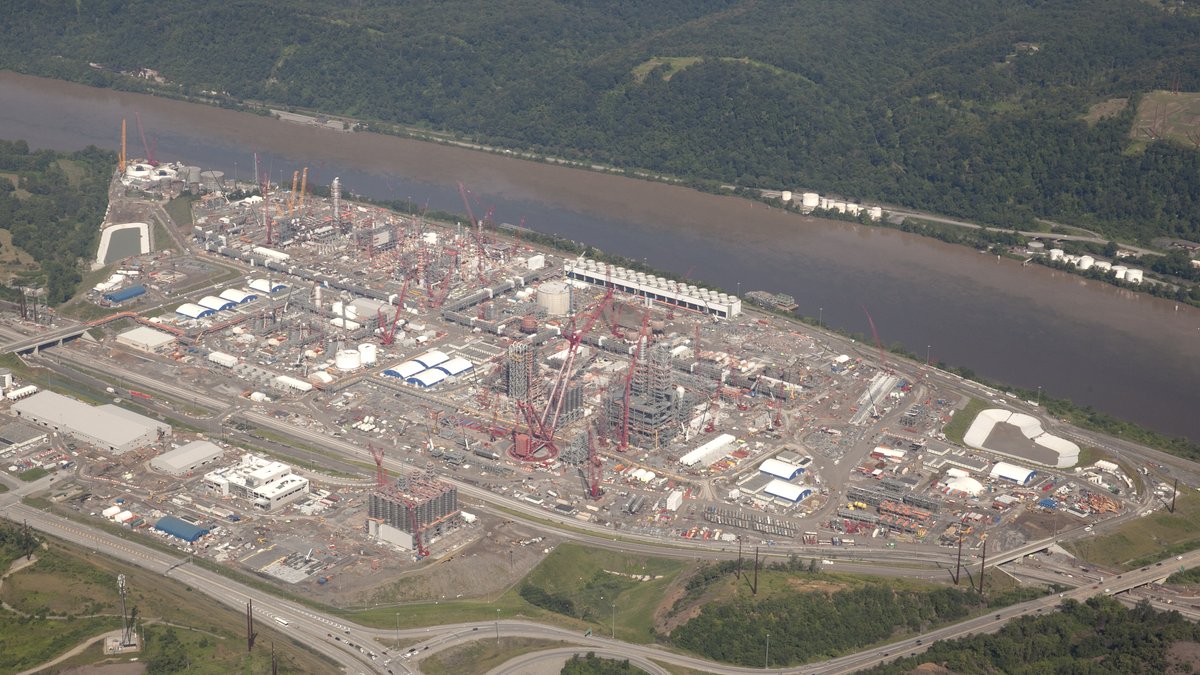 Looking at the Shell plant from overhead - Pittsburgh Business Times